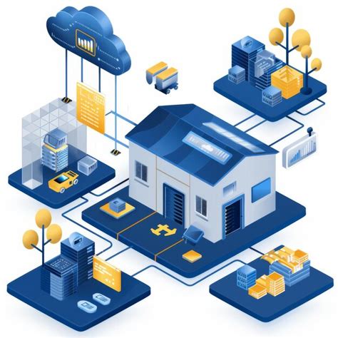 Premium Photo The Platform Data In The Cloud Logistics Illustration