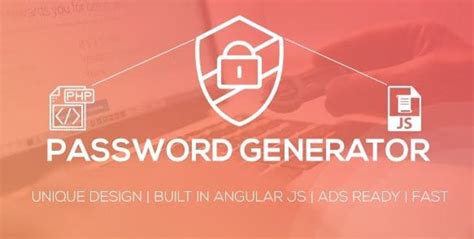 Password Generator Script Theme Premium