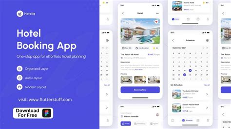 Free Hotel Booking Mobile App Ui Design In 2025 Flutter Stuff