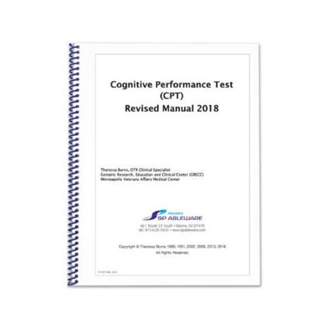 Cognitive Performance Test CPT North Coast Medical
