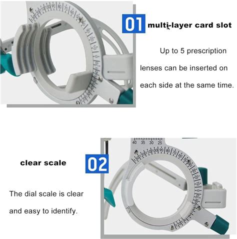 Adjustable Optical Test Lens Frame 48 80mm Ideal For Optometry