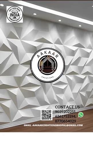 Grg 3d Decorative Wall Panel For Walls And Ceilings Thickness 23 Mm