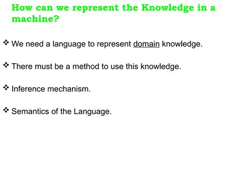 knowledge and logic in artificial intelligence pptx