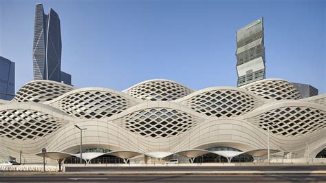 Geometric Perforations Illuminate Metro Station By Zaha Hadid Architects