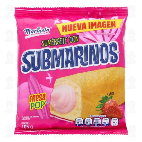 Submarinos Sabor Fresa 105 G Marinela— Farmacia Santa Fe