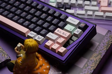 Keyboard Science Butterfly Girl Keycaps Qwertyqop