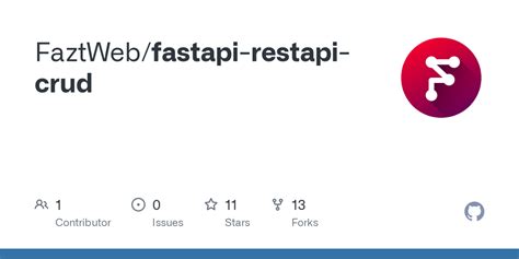 GitHub FaztWeb Fastapi Restapi Crud