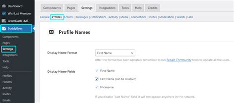 Buddyboss Profile Types With Wishlist Member Limiting Spaces For