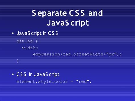maintainable javascript