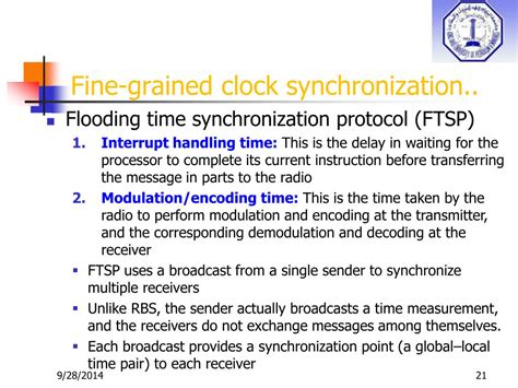 ppt wireless sensor networks coe 499 synchronization powerpoint