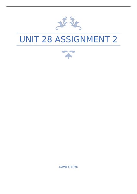 Unit 28 Assignment 2 Unit 28 The Athletes Lifestyle Stuvia Us