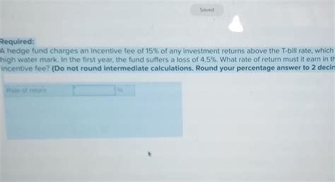 Solved Saved Help Save And Exit Subr Y Investment Returns