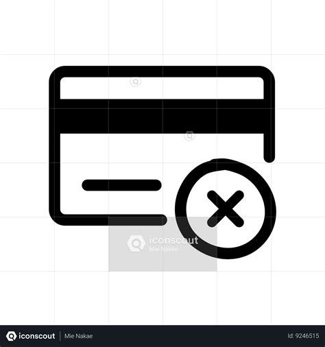 Credit Card Failed Error Xmark Notification Animation By Mie Nakae