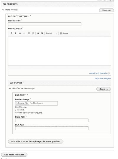 Drupal Advanced Usage Of Paragraphs Module Add Nested Set Of Fields And Single Add More
