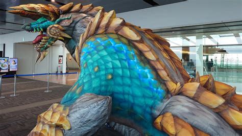 Monster Hunters Zinogre Will Appear At Haneda Airport Siliconera