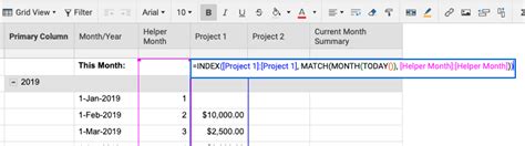 Is There A Way To Have A Column Automatically Pull Data From Multiple Columns Based On The Month