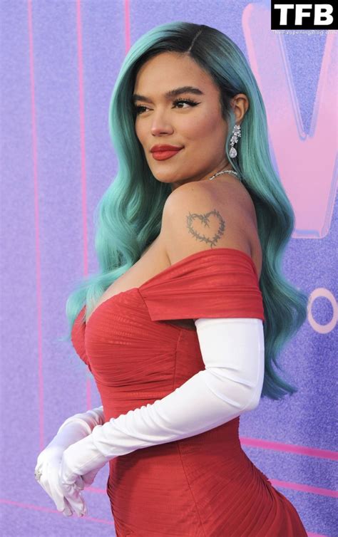 Karol G Flaunts Nice Cleavage At The Billboard Women In Music Awards Hot Sex Picture