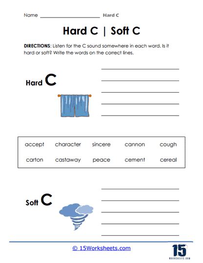 Hard C Worksheets 15