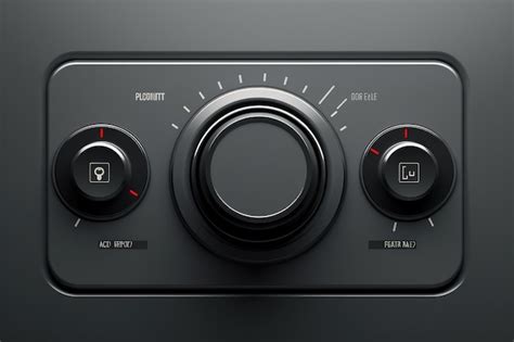 Premium Photo Gray Buttons User Interface Generative Ai