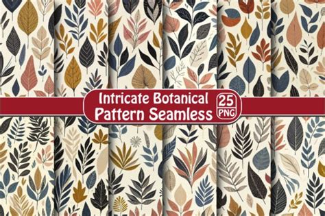 Intricate Botanical Pattern Seamless Graphic By Pixelshop · Creative