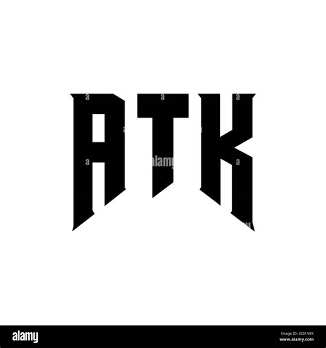Atk Letter Logo Design For Technology Company Atk Logo Design Black