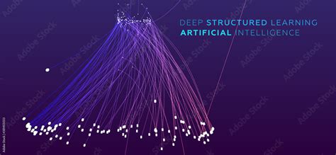 Quantum Computing Deep Learning Artificial Intelligence Signal Cryptography Infographic Vector
