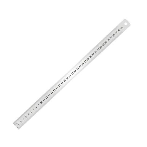 RIGHELLO METRO ACCIAIO METALLO MM A CM RIGA SEGNATURA CM INCH