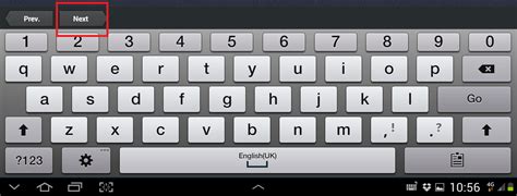 Javascript How To Catch The Next And Prev Buttons In Android And