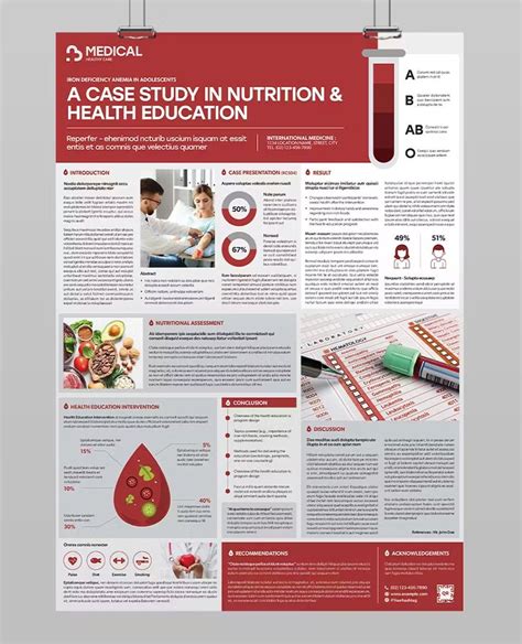 Scientific Case Study Poster Template In Indesign Indd Artofit
