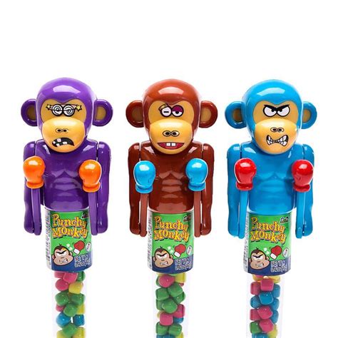 Punchy Monkey Filled With Candy 12 Ct — Sugar Bear Candy