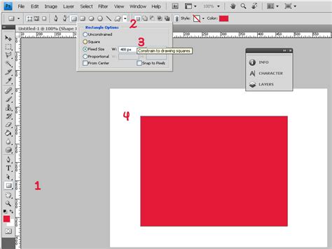 How To Draw Rectangle Photoshop Visitfishing