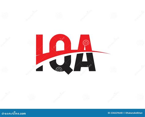iqa letter initial logo design vector illustration stock vector