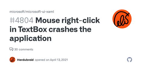 Mouse Right Click In Textbox Crashes The Application · Issue 4804