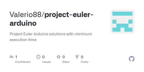 GitHub Valerio Project Euler Arduino Project Euler Arduino Solutions With Minimum Execution