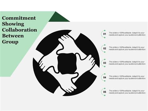 Commitment Showing Collaboration Between Group Powerpoint Presentation Designs Slide Ppt