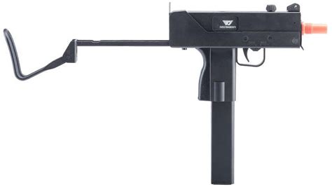 Jg Full Size Mac 10 Airsoft Aeg Sub Machine Gun Black Airsoft Station