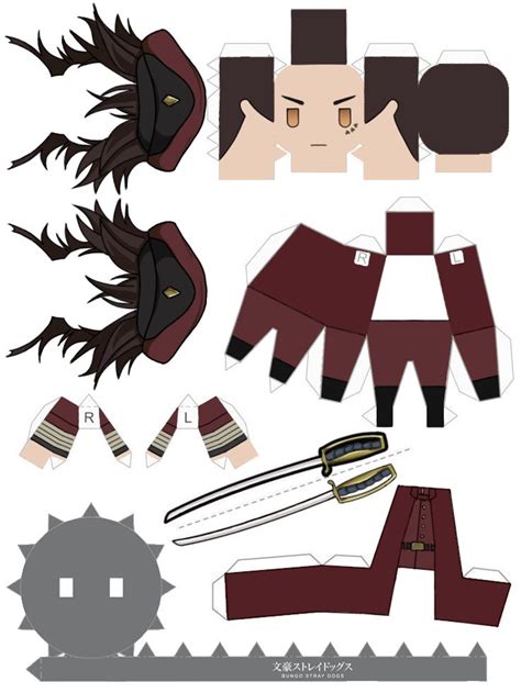 Tecchou Bsd Papercraft Elişi Fikirleri Örgü Projeleri