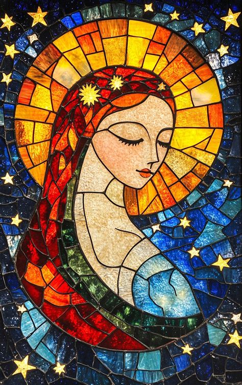Download Ai Generated Stained Glass Window Royalty Free Stock