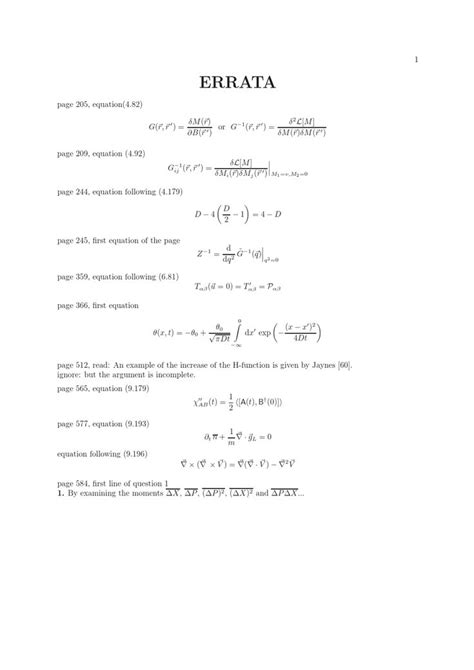 Solutions Manual For Equilibrium And Non Equilibrium Statistical