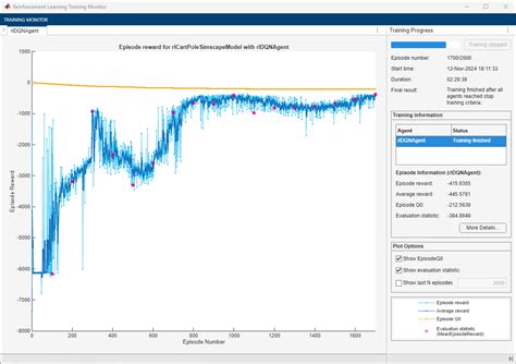 Compare Agents On The Discrete Simscape Cart Pole Swing Up Environment