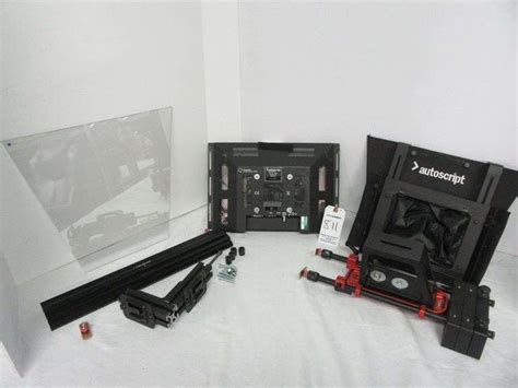 Autoscript Elp 15 Plus 15 Lcd Teleprompter W Sled Hood Weight And Glass Parts As Shown