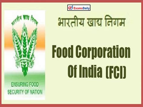 Fci Manager Exam Center List 2022 Given Here Download Admit Card Details