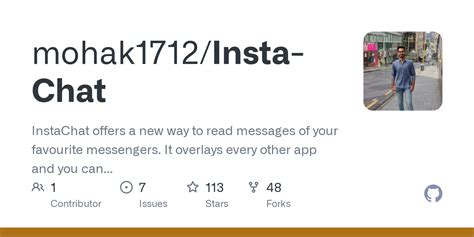 github mohak1712 insta chat instachat offers a new way to read