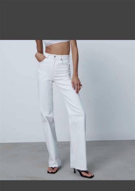 Джинси Zara білі — ціна 850 грн у каталозі Джинси Купити жіночі речі за доступною ціною на Шафі