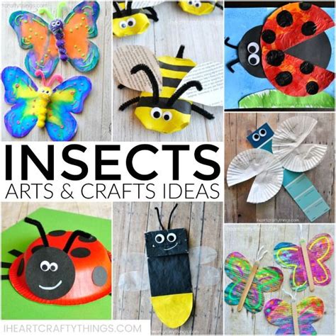 Insects Arts And Crafts Ideas Insect Crafts Butterfly Crafts Spring