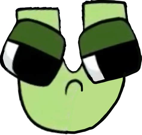 Alphabet Lore Letter U Green Face Animated Design Png