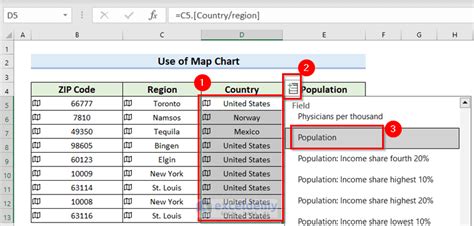 How To Map Excel Data By ZIP Code 2 Easy Methods