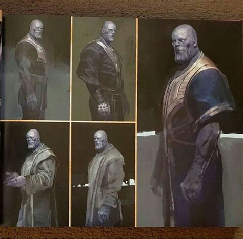 Thanos Concept Art Superhéroes Marvel Rostros De Arte Trucos De