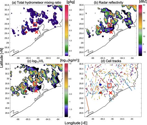 A A Snapshot Of The Rams Simulated Total Hydrometeor Condensate Field Download Scientific