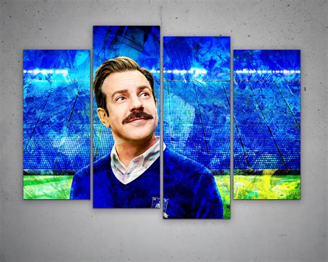 Ted Lasso Multicolour Wall Art My Idea Sports Canvas